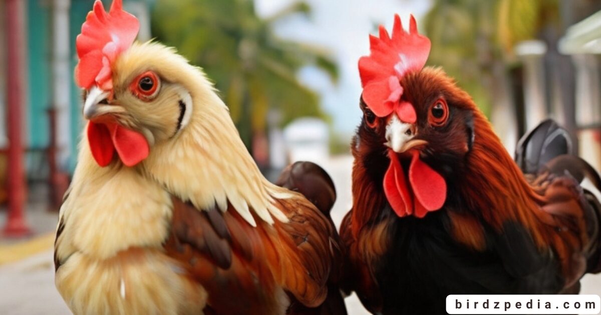 KEY WEST CHICKEN: History, Colorful just like Key West