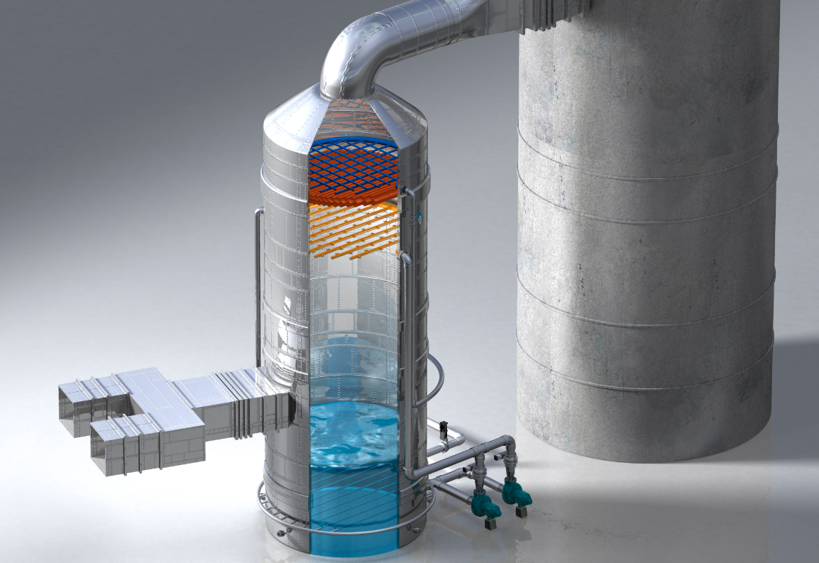 Custom SO2 Scrubber Systems for Industrial Applications