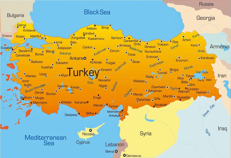 Exploring Turkey Through Its Map: A Geographical and Cultural Guide