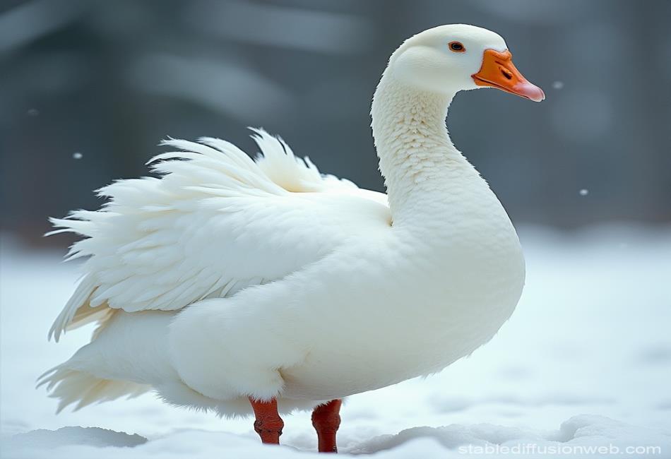The Graceful White Goose: A Symbol of Elegance and Utility